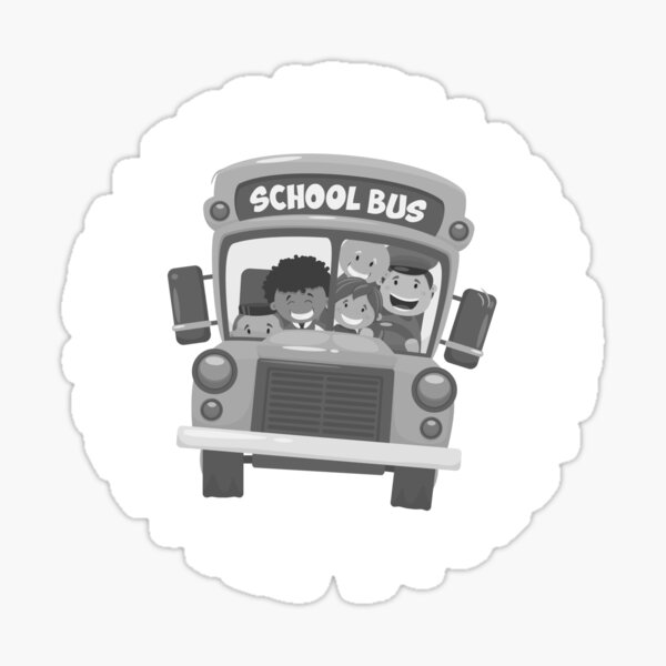 Gus Bus Gus Bus Ride In My School Gus Bus Black Gus Gus Bus Gus The Great Bus Sticker