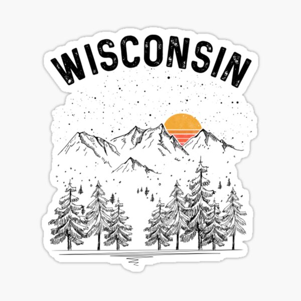 "Wisconsin State" Sticker for Sale by lolilendim | Redbubble