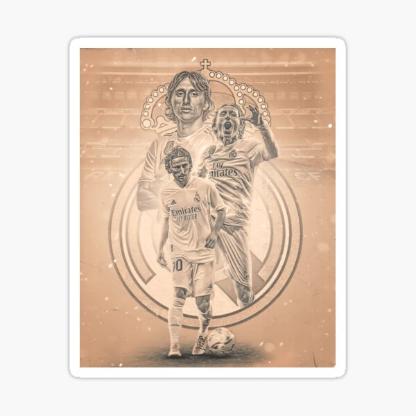 "Luka Modric wallpaper" Sticker for Sale by WhayanMade | Redbubble