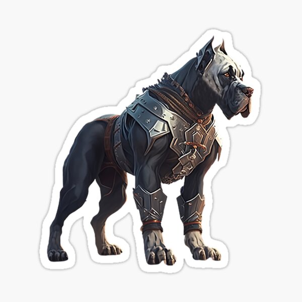 "Giant Defender: Great Dane Fighter Dog Dungeons and Dragons D&D Class ...