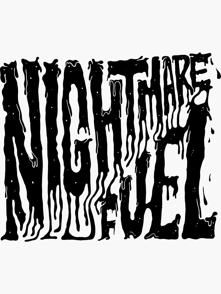"Nightmare Fuel Magazine Square Logo" Sticker for Sale by ...