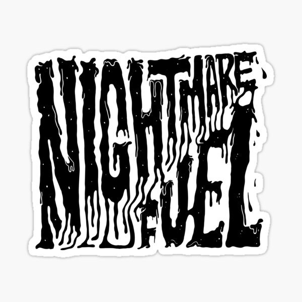 "Nightmare Fuel Magazine Square Logo" Sticker for Sale by ...