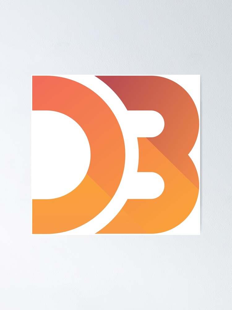 "D3.js Logo" Poster for Sale by bryngo | Redbubble