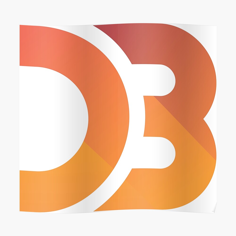 D3 js Logo Poster By Bryngo Redbubble D3 js Logo Poster By Bryngo Redbubble