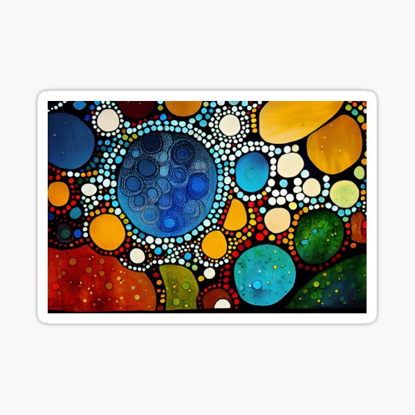 "Dream Time 05" Sticker for Sale by EmilyDayDreams | Redbubble