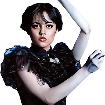 "Wednesday Addams ( addams family) dancing scene" Art Board Print for ...