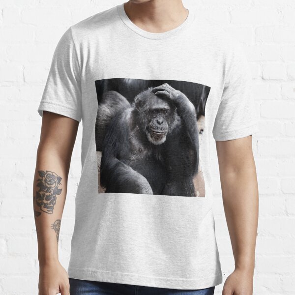 "Confused Ape" T-shirt for Sale by wasabi67 | Redbubble | grumpy t ...