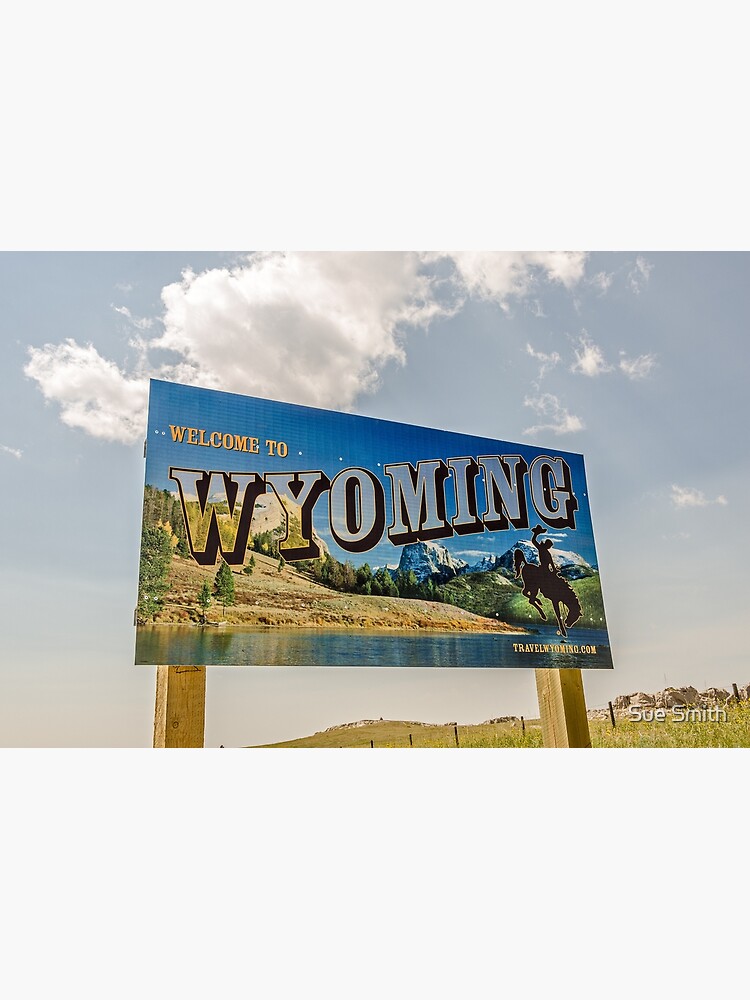 "Welcome to Wyoming Sign" Poster by mtsue | Redbubble