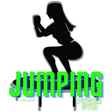 "Jumping Power GYM" Sticker by Jawoahl | Redbubble