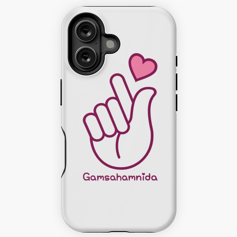 "Thank you in Korean heart shaped fingers symbol (gamsahamnida - 감사합니다 ...