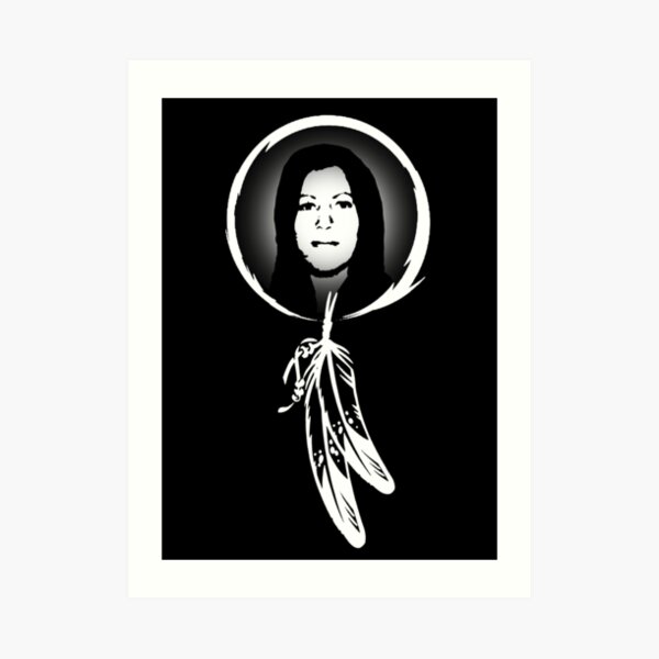 "Naguset Eask (Anna Mae Aquash - Mi'kmaq Warrior Queen)" Art Print for ...