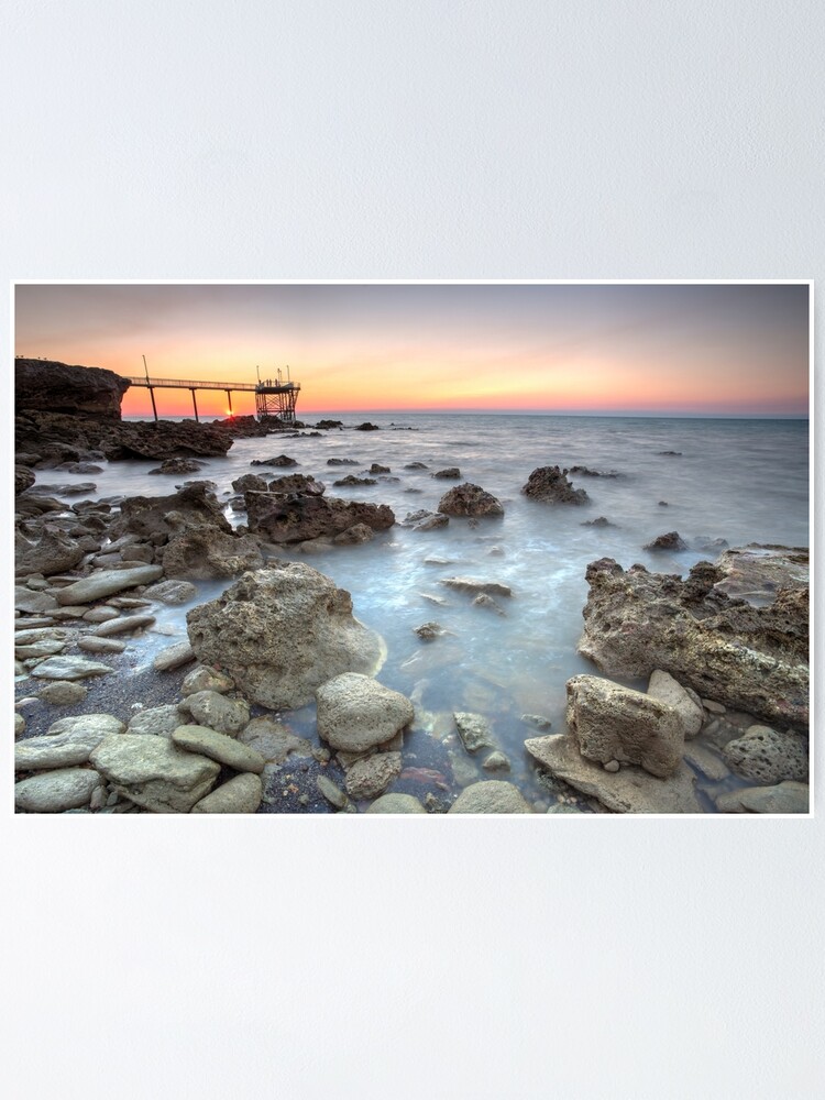 "Nightcliff Pier Rocks, Darwin, Northern Territory, A" Poster by ...