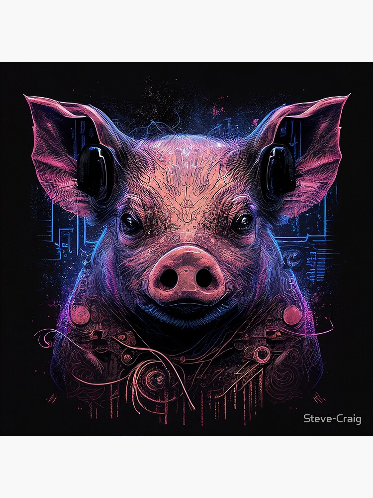 Digital Pig AI Premium Matte Vertical Poster sold by Ed Miller | SKU ...