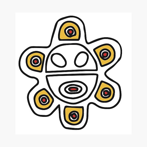 Lámina fotográfica «Puerto Rico Sol Taino» de vintageblue | Redbubble