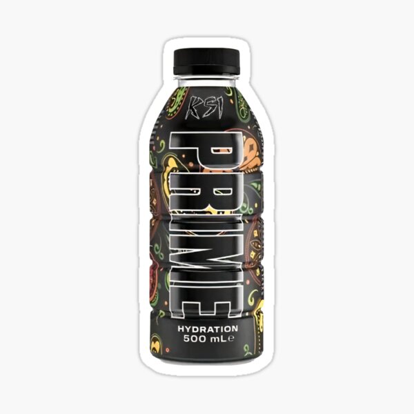 "PRIME HYDRATION KSI ORANGE MANGO BOTTLE" Sticker for Sale by ...