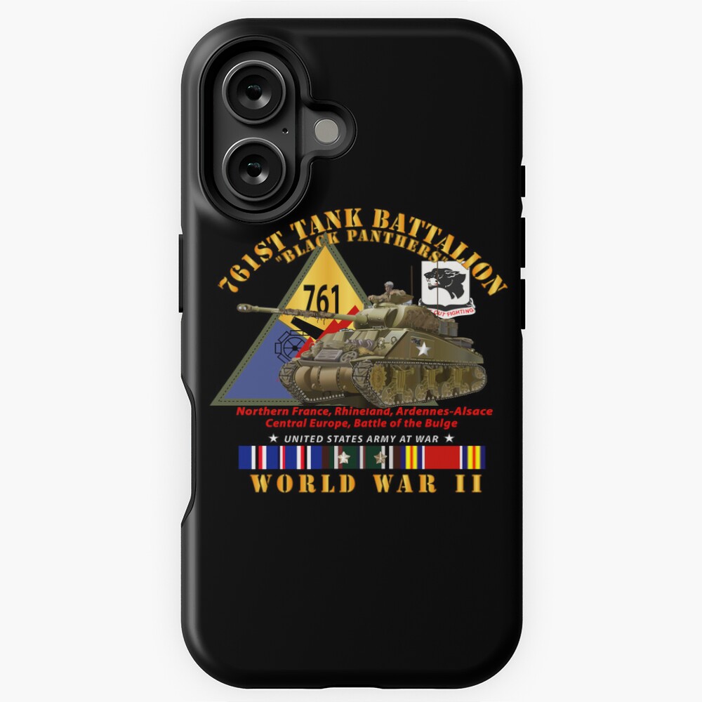 "Army - 761st Tank Battalion - Black Panthers - w Tank w SSI WWII EU ...