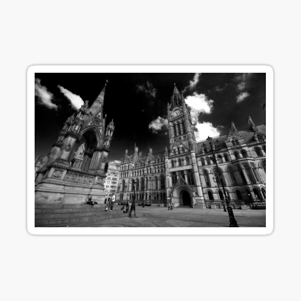 "Manchester Town Hall" Sticker for Sale by stephenknowles | Redbubble