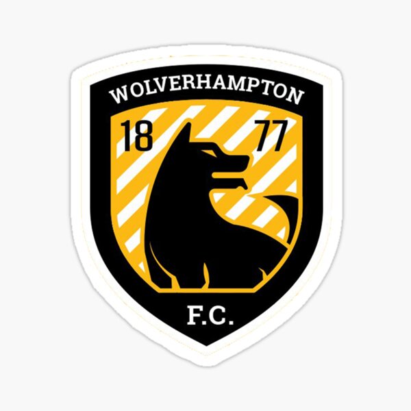 "wolverhampton 1877" Sticker for Sale by ketz-man | Redbubble