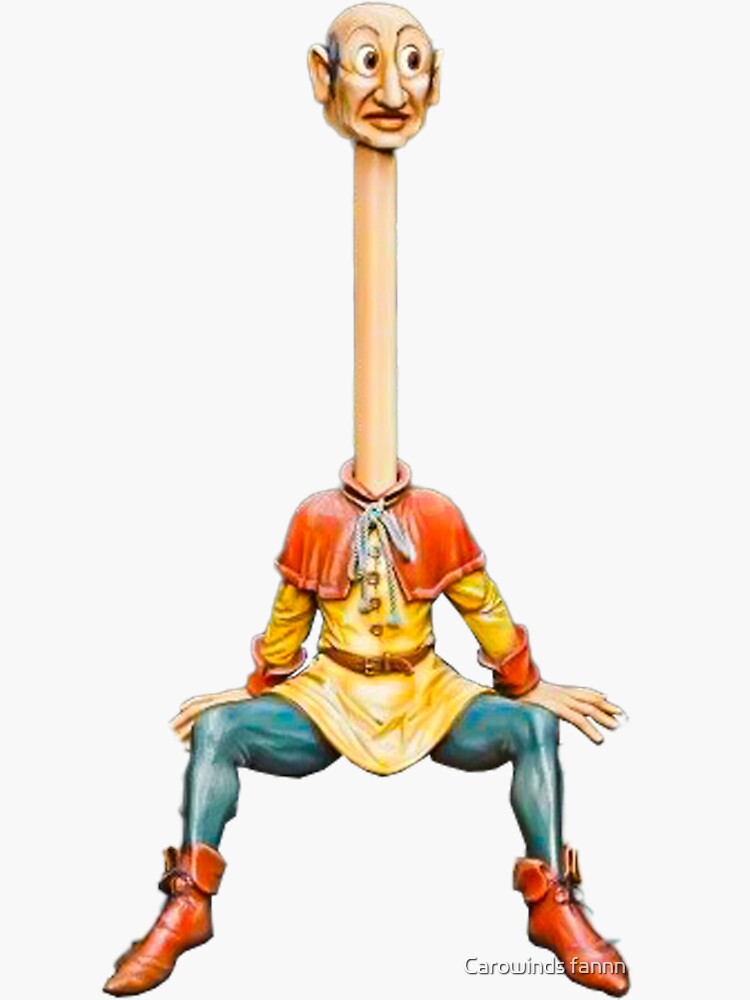 "Efteling Langnek Smiling" Sticker for Sale by Carowinds fannn | Redbubble