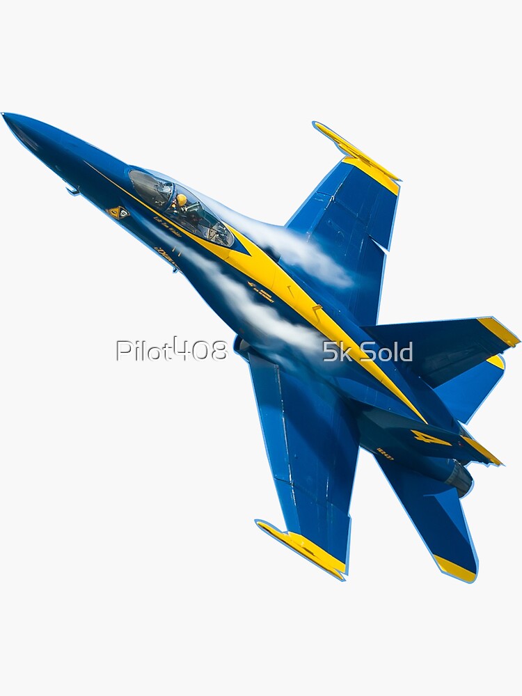 "Blue angel jet" Sticker for Sale by pilot408 | Redbubble