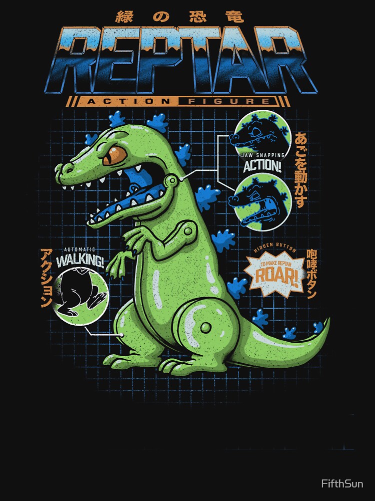 Rugrats Reptar Schematic Poster | Essential T-Shirt sold by Indranil ...