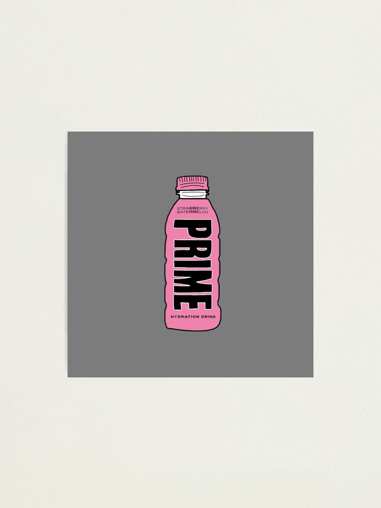 "PRIME HYDRATION STRAWBERRY WATERMELON BOTTLE" Photographic Print for ...