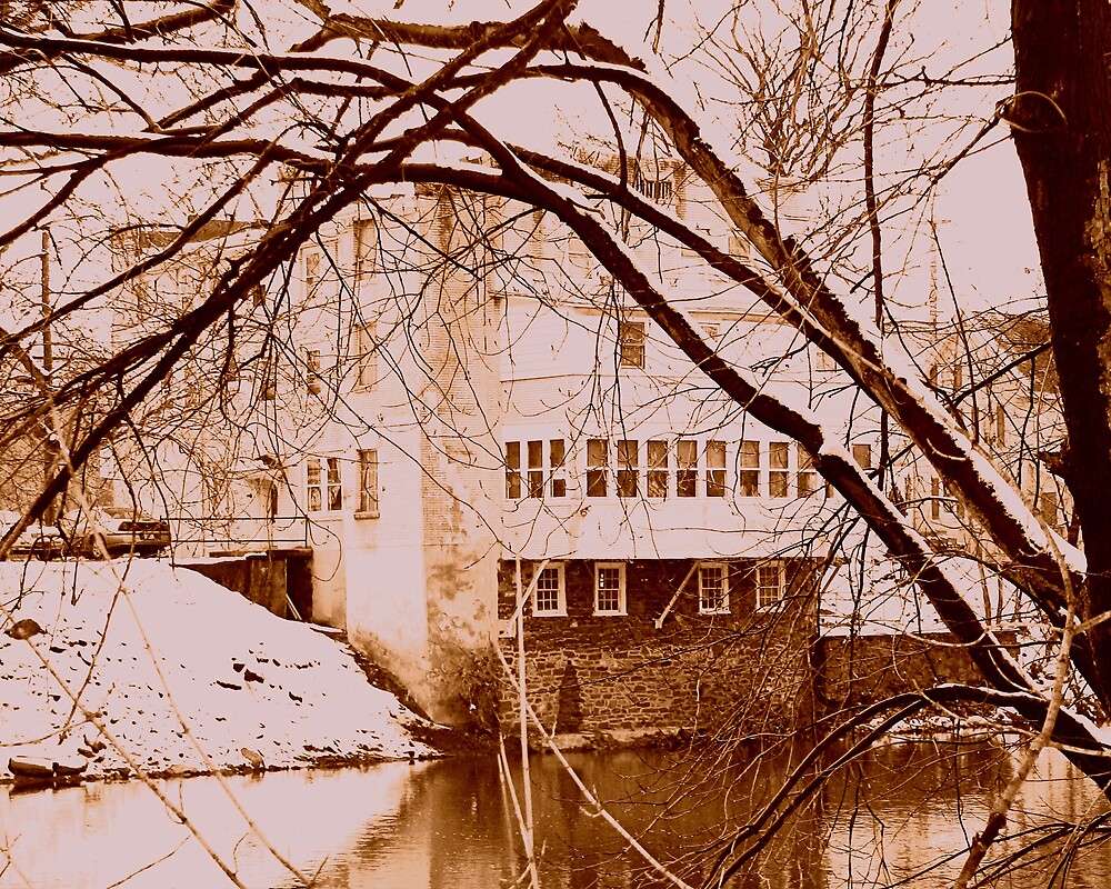 "The Perkiomen Hotel, winter view." by drumsandkeys | Redbubble