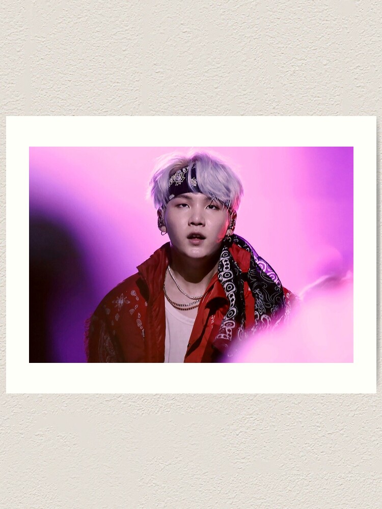 "BTS YOONGI || MIC DROP " Art Print for Sale by artemisanime | Redbubble