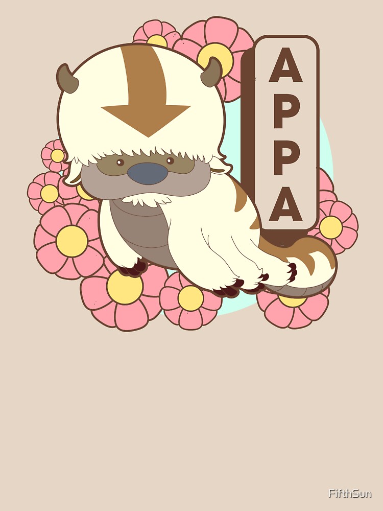 "Avatar: The Last Airbender Appa Floral Poster " Classic T-Shirt for ...
