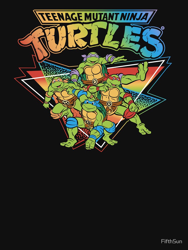 "Teenage Mutant Ninja Turtles Pride Rainbow Gradient" Essential T-Shirt ...