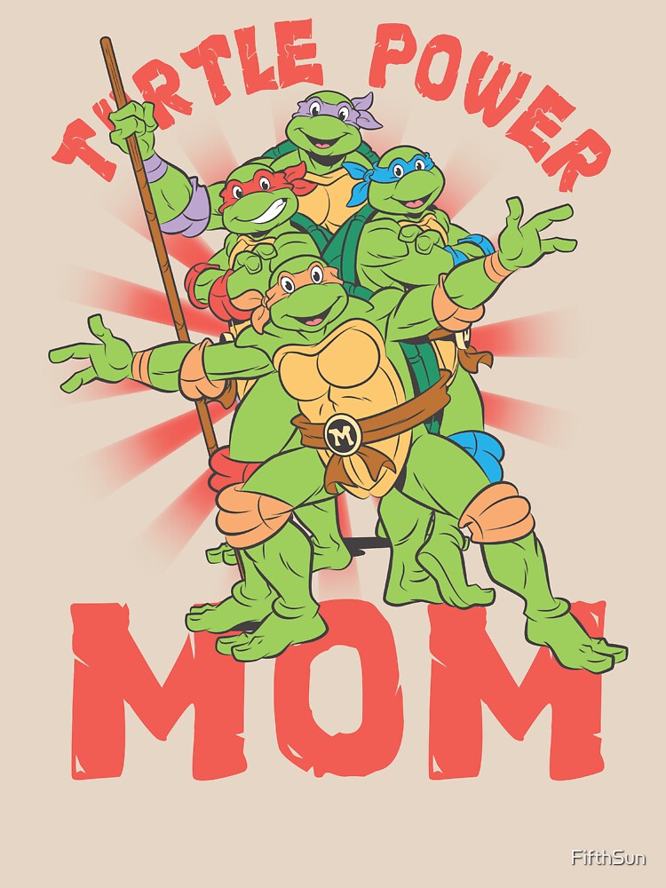 Teenage Mutant Ninja Turtles Mom Turtle Power Poster Classic T-Shirt