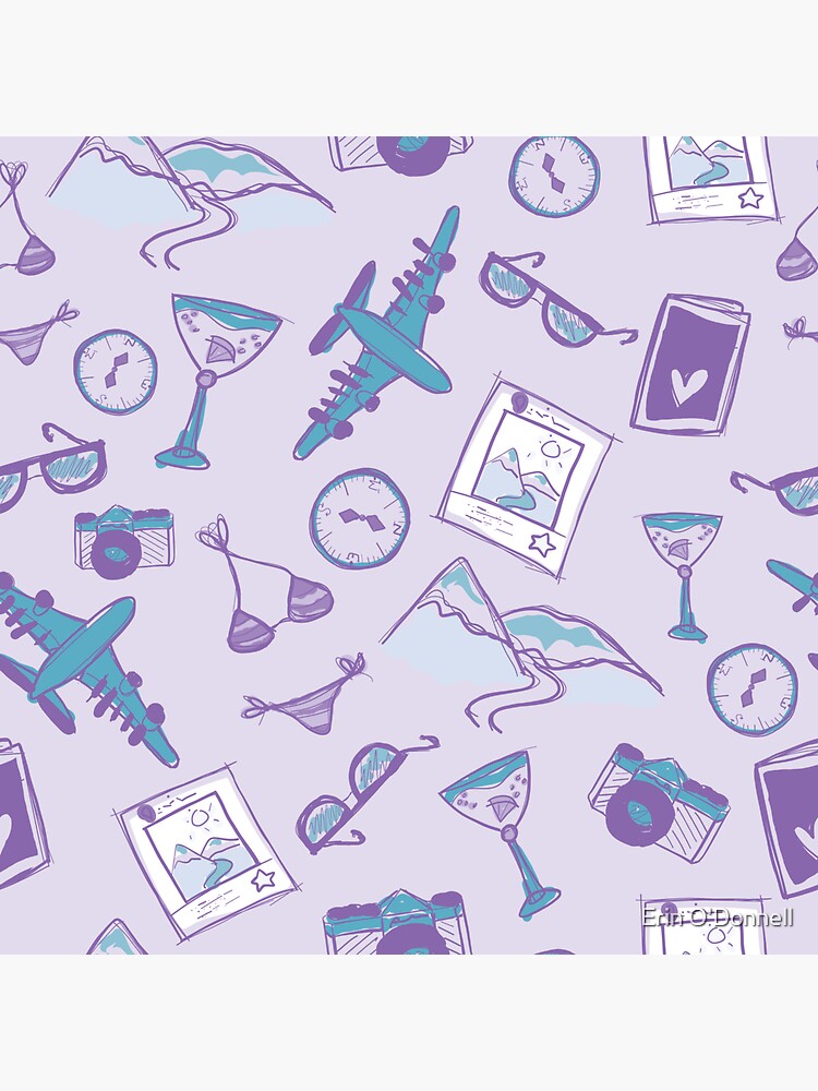 "Travel freedom laptop digital nomad" Sticker by wanderingwattle ...