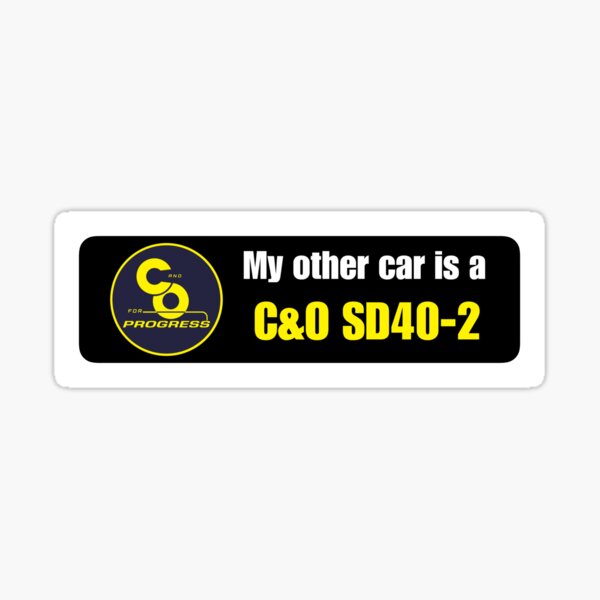 "C&O Speed wagon " Sticker for Sale by Shitty-Edits | Redbubble
