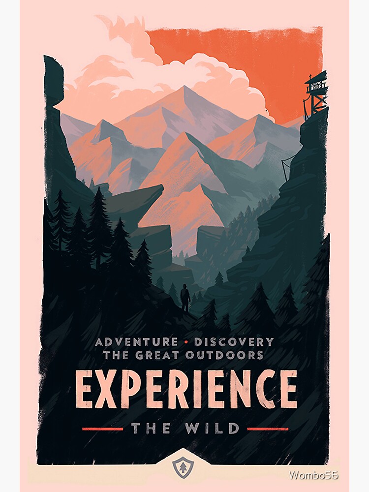 "Experience Firewatch Poster" Sticker for Sale by Wombo56 | Redbubble