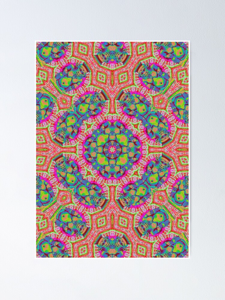 "A Mandala for the ancient diety Bes" Poster by indusdreaming | Redbubble