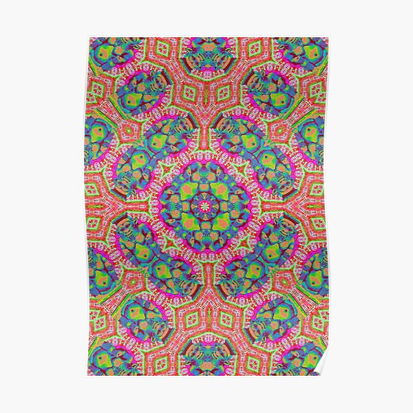 "A Mandala for the ancient diety Bes" Poster by indusdreaming | Redbubble