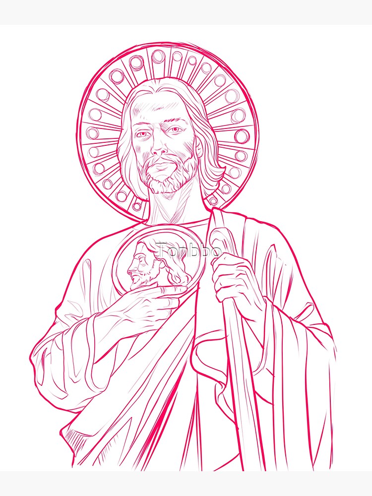 "Saint Jude" Sticker for Sale by Tonbbo | Redbubble