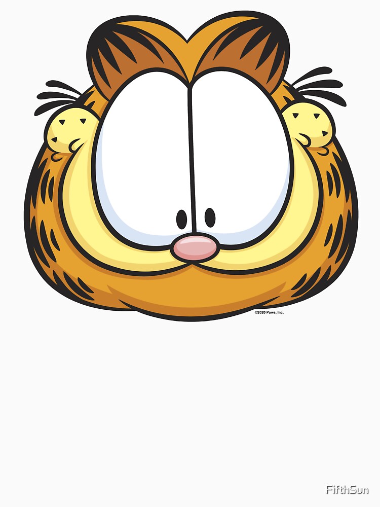 "Garfield Big Face Smiling" T-shirt for Sale by FifthSun | Redbubble ...