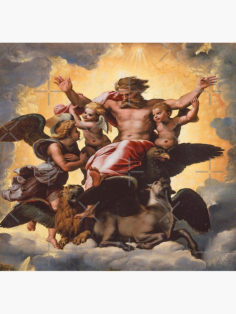 "Raphael - Ezekiel's Vision" Framed Art Print for Sale by ...