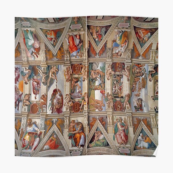 "Sistine Chapel" Poster by AmericanPoison | Redbubble