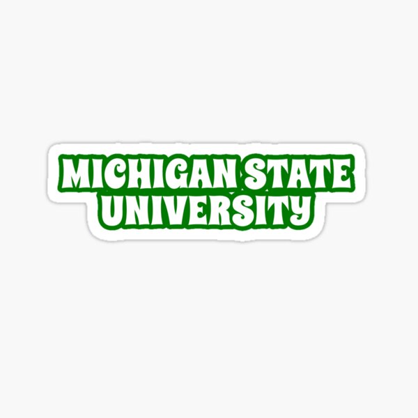 "Michigan State University Sticker" Sticker for Sale by jjnichols ...