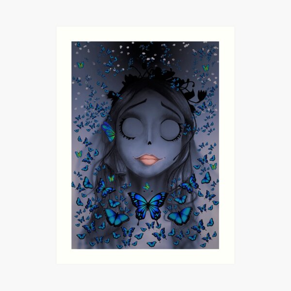 "Bride Corpse Butterflies" Art Print for Sale by Touchart | Redbubble