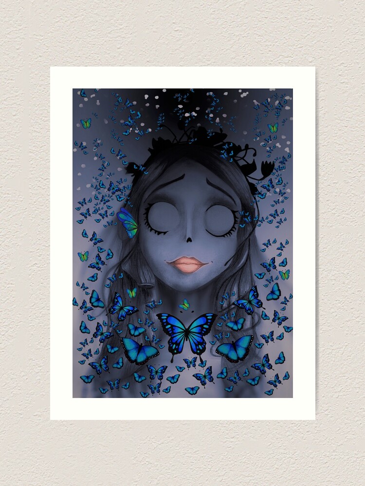 "Bride Corpse Butterflies" Art Print for Sale by Touchart | Redbubble