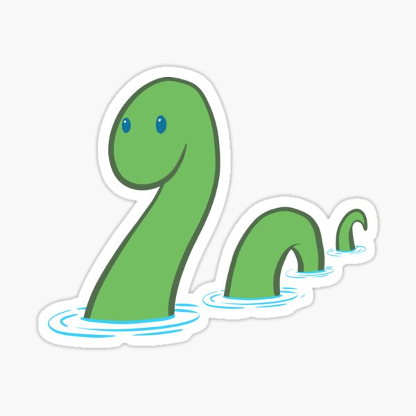 "Nessie" Sticker for Sale by Tarl Lambson | Redbubble