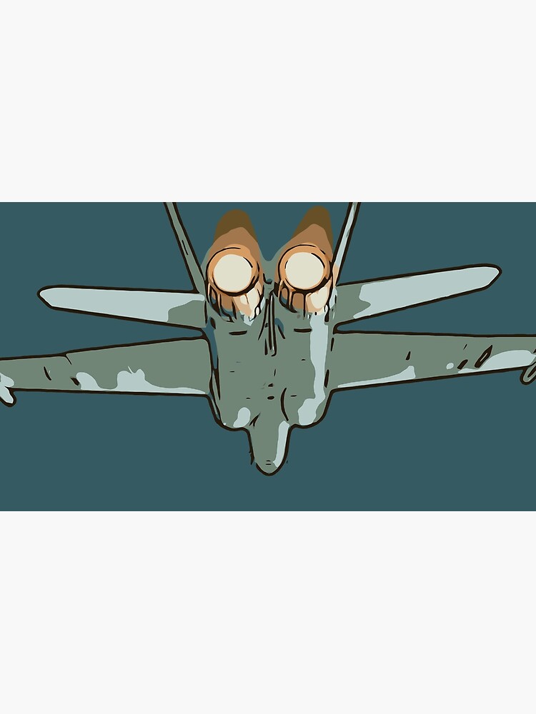 "F-18 Hornet jet fighter aircraft [comics edition]" Poster for Sale by ...