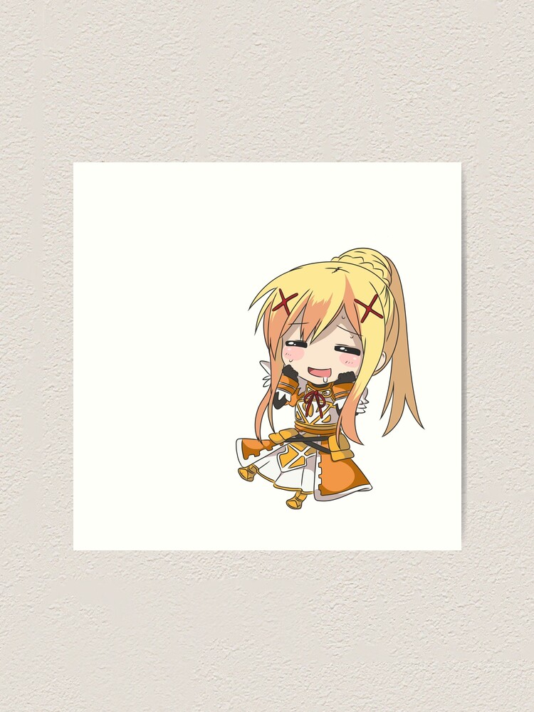 "Darkness Chibi Konosuba" Art Print for Sale by crmitchell | Redbubble