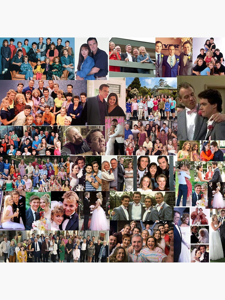 "Neighbours " Sticker for Sale by Mimizahara | Redbubble