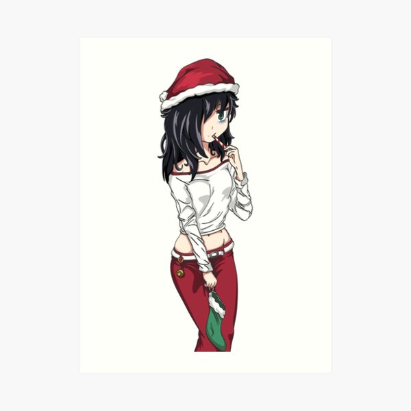 "Christmas Tomoko" Art Print by crmitchell | Redbubble