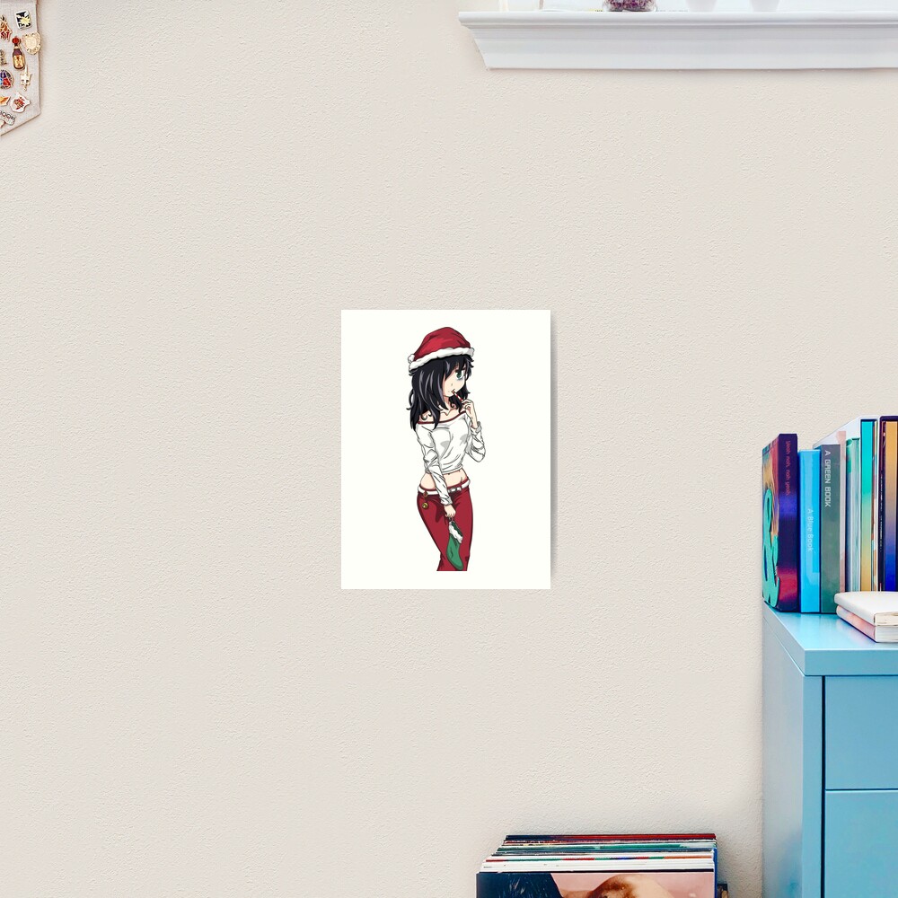 "Christmas Tomoko" Art Print by crmitchell | Redbubble