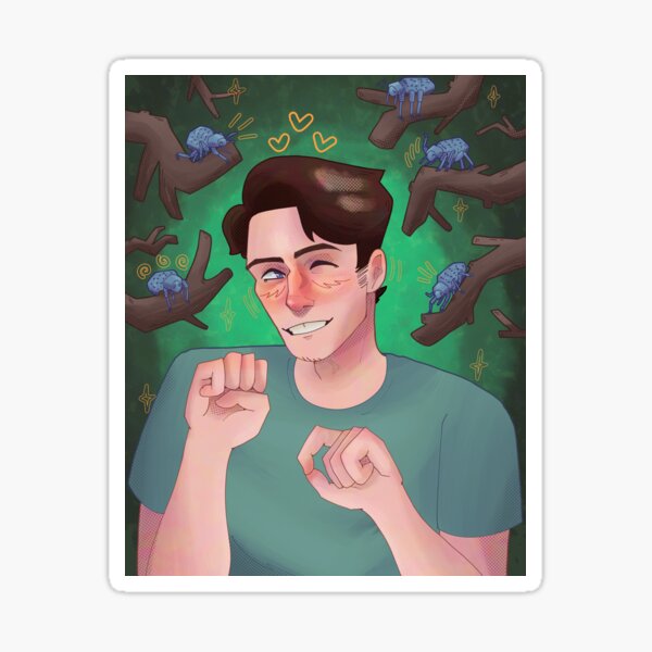 "Jerma and his Beetle Friends :]" Sticker for Sale by jasperbeecrow ...